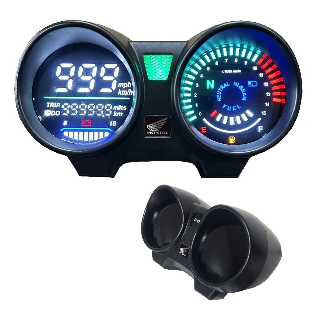 Painel Completo Digital Led Blackout Com Adesivo Honda Cg 150 Titan ...