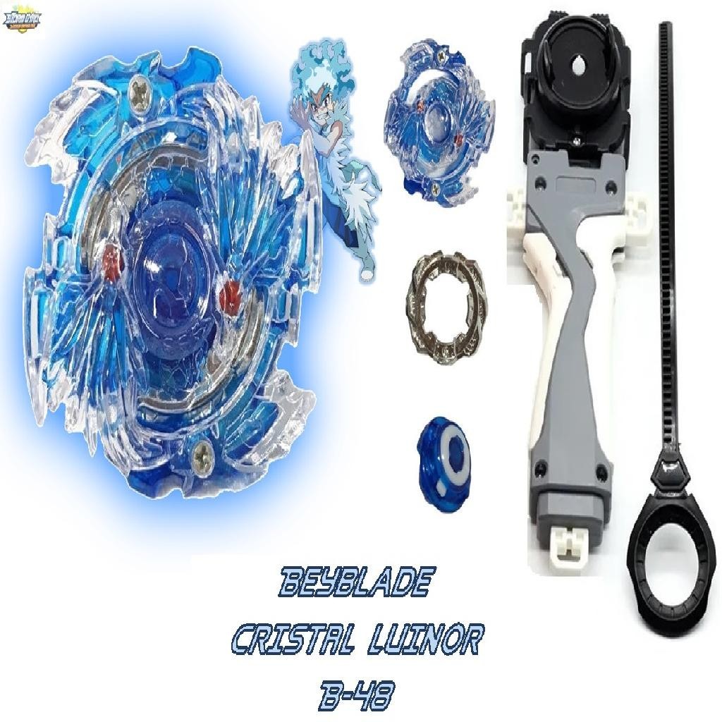 Beyblade Burst: Crystal Luinor + Lançador + Grip Suporte - Storm Gyro ...