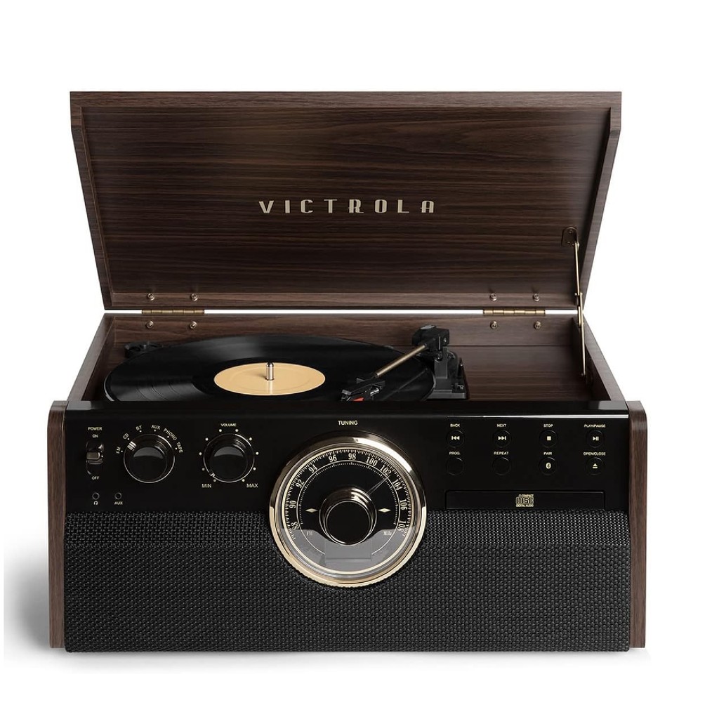 Vitrola Com Bluetooth VTA-370B-ESP Victrola 110v | Shopee Brasil