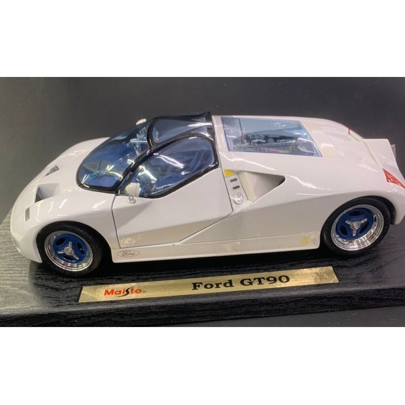 MINIATURA MAISTO 1:18 FORD GT90 BRANCO SPECIAL EDITION | Shopee Brasil