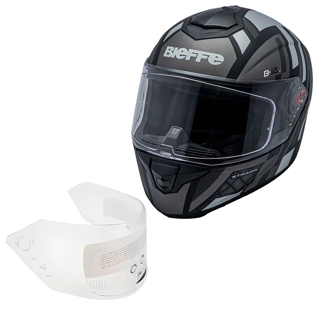 Viseira Capacete Bieffe B-12 Cristal | Shopee Brasil