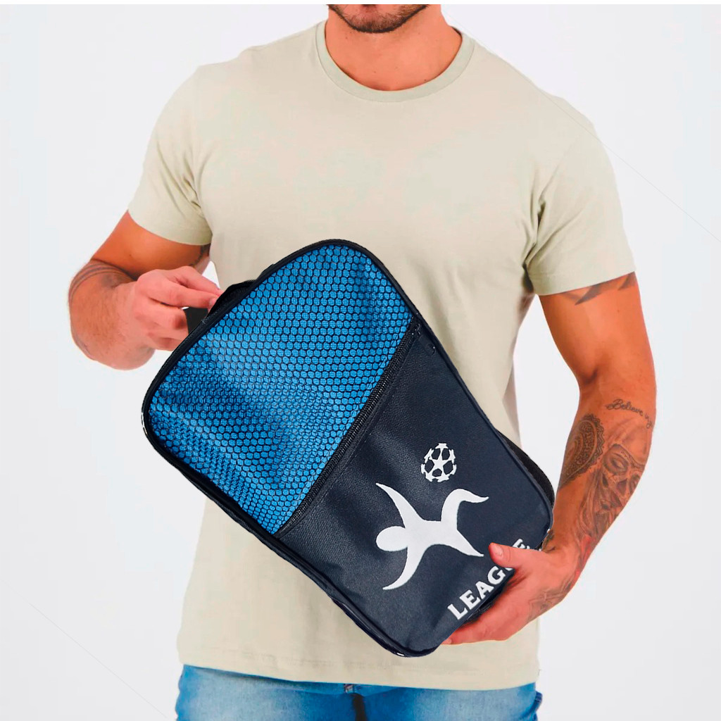Porta Chuteira CH1 League - Azul Royal - Simples | Shopee Brasil