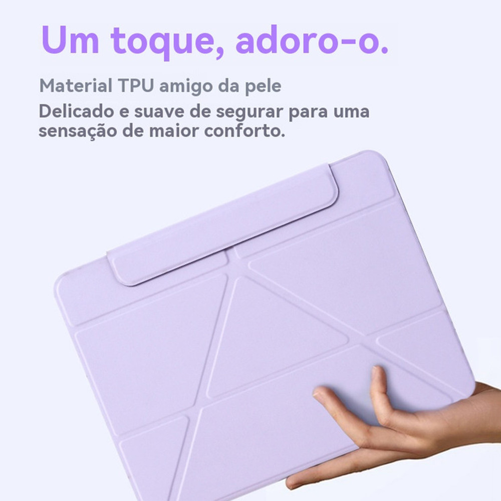 capa tablet magnética iPad 10 geração/air4/5 10,9 Polegadas Com Slot De ...