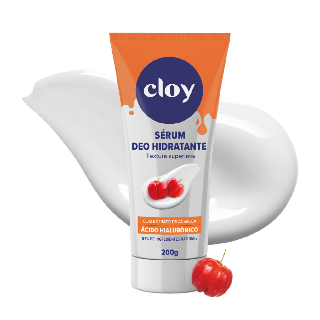 Sérum Deo Hidratante com Extrato de Acerola e Ácido Hialurônico 200g ...
