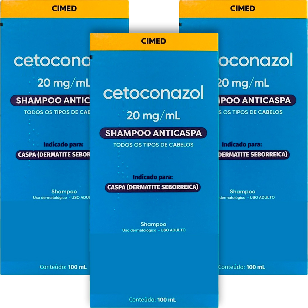 Shampoo Cetoconazol Cimed original 100 ml | Shopee Brasil