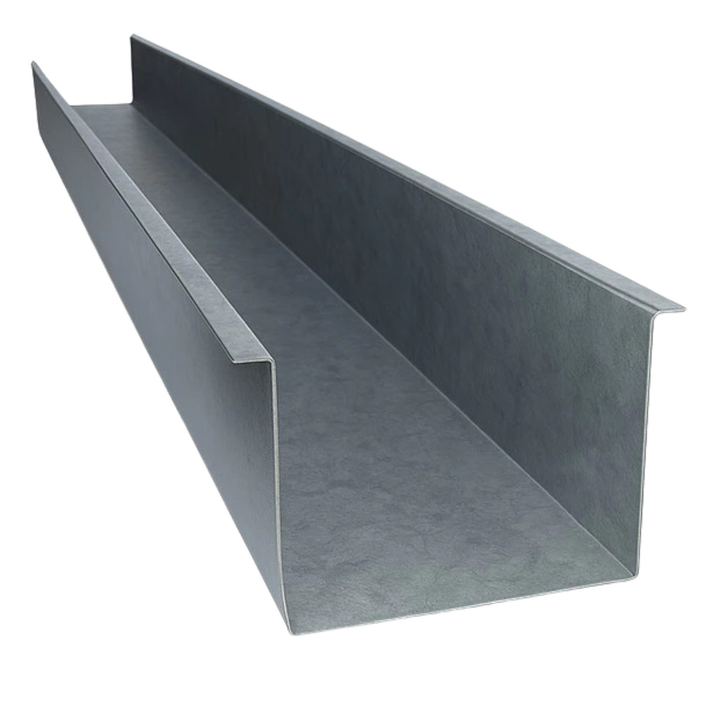 Calha Quadrada (Cocho ou Calha em U) Galvanizada Corte 70 S/ Tampa e S ...