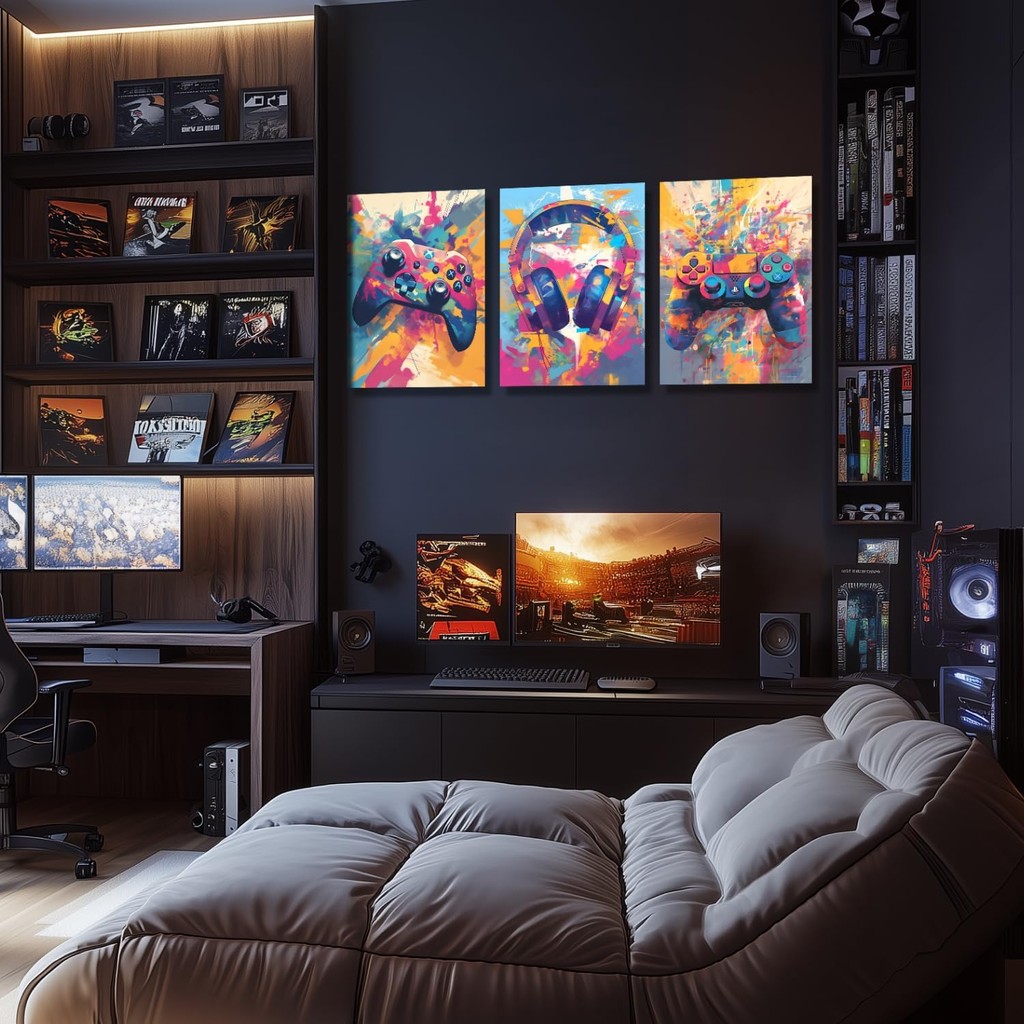 Quadros Gamer Video Game Para Quarto 4K MDF 3MM | Shopee Brasil