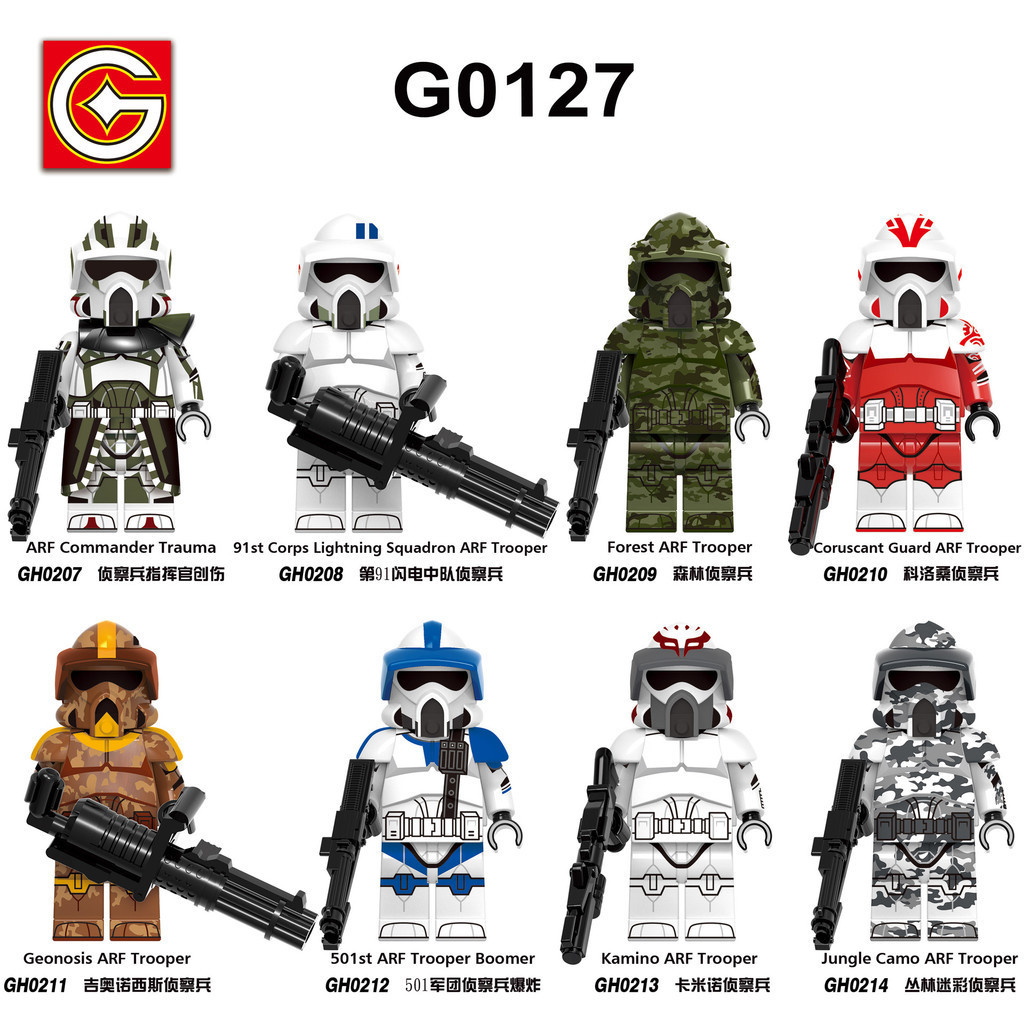 Star Wars ARF Comandante Do Trauma Camo Kamino 91o Corpo De Guerra Das ...