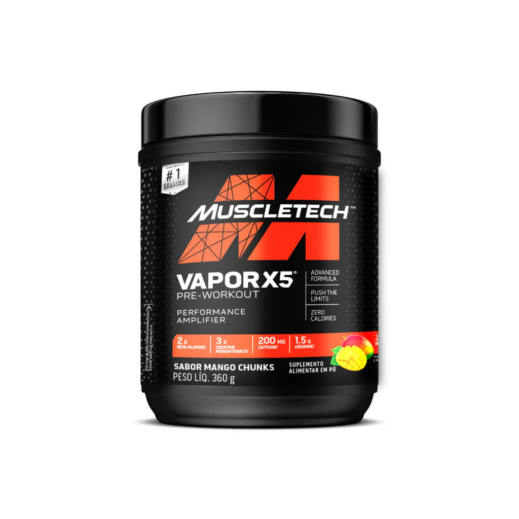Pre Workout Pré treino Muscle Tech Vapor X5 360g | Shopee Brasil