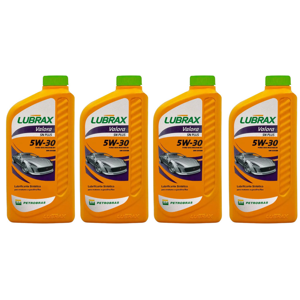 4L - Óleo Motor Lubrificante Lubrax Valora 5w-30 Sintético | Shopee Brasil
