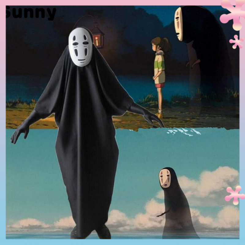 Spirited Away cos Spirited Away homem sem rosto cosplay traje roupas ...
