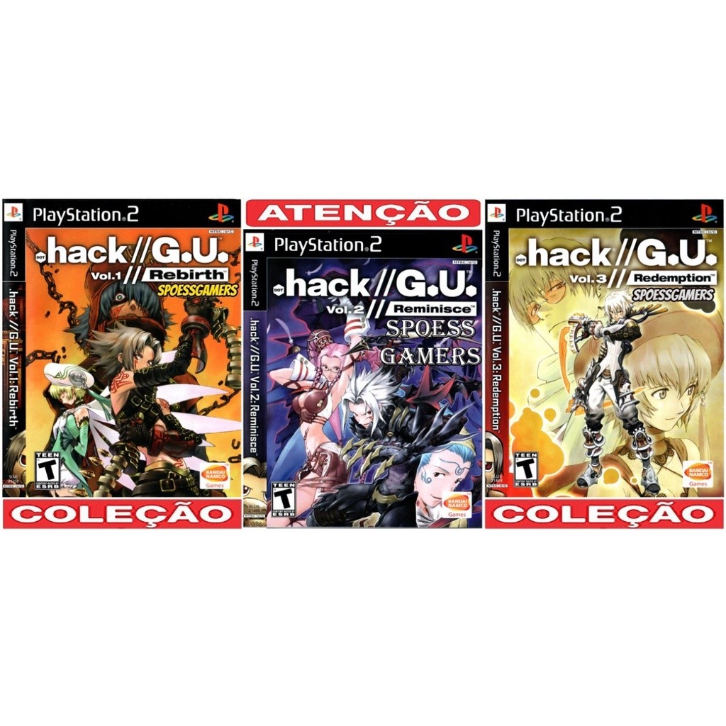 Dot Hack G.u. Rebirth Reminisce Redemption Play 2 | Shopee Brasil