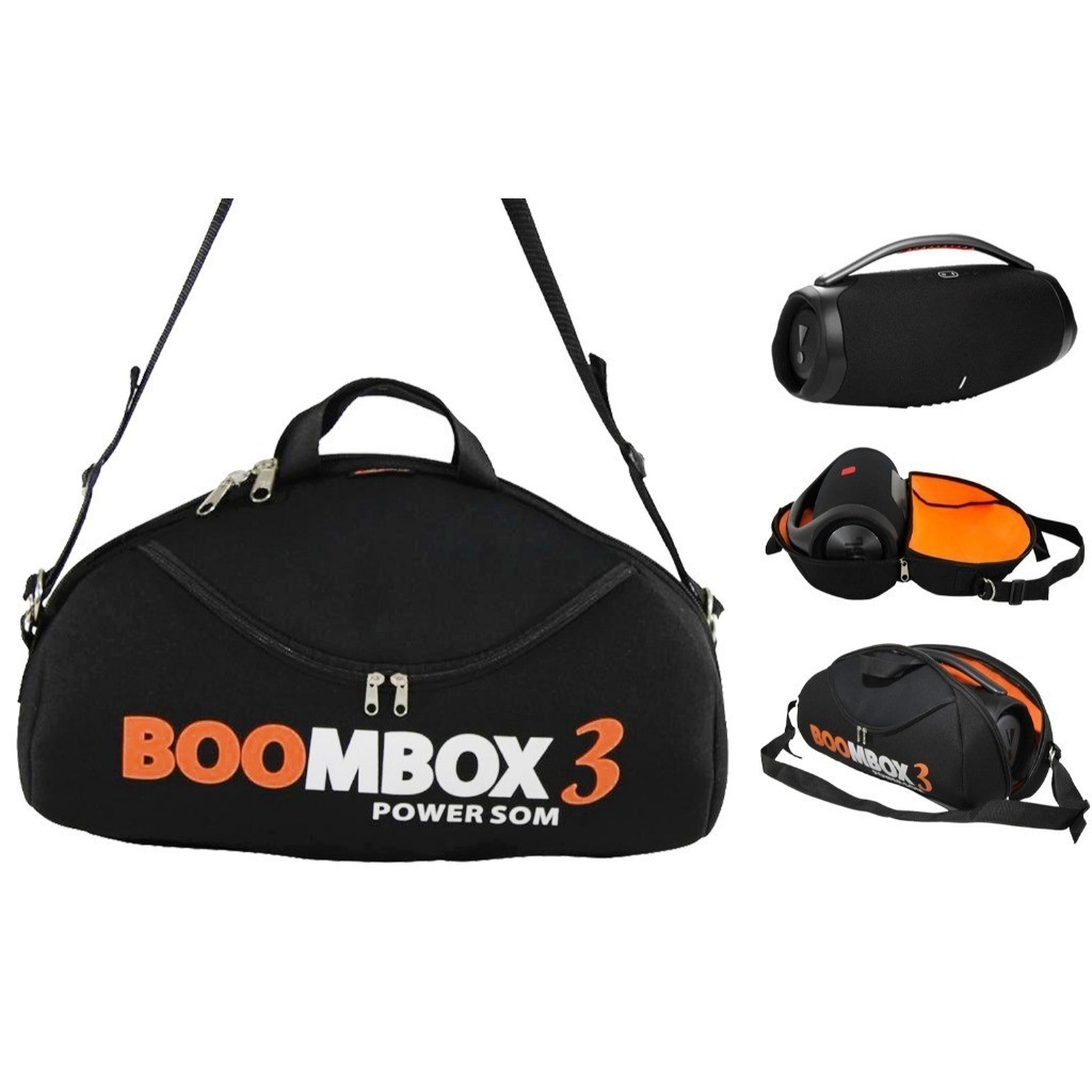 Case P/ Jbl Boombox 3 - Com Bolso Nova Impermeável Envio Já | Shopee Brasil