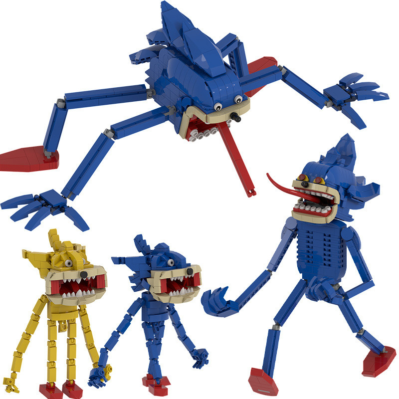 SONIC the Hedgehog Compatível Com Fitas Lego Shin Blocos De Construção ...