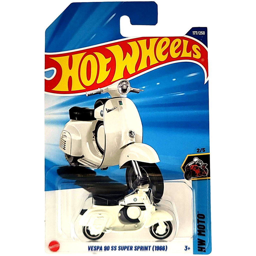 Hot Wheels Básico Mattel HW Moto Vespa 90 SS Super Sprint (1966) (Lote ...