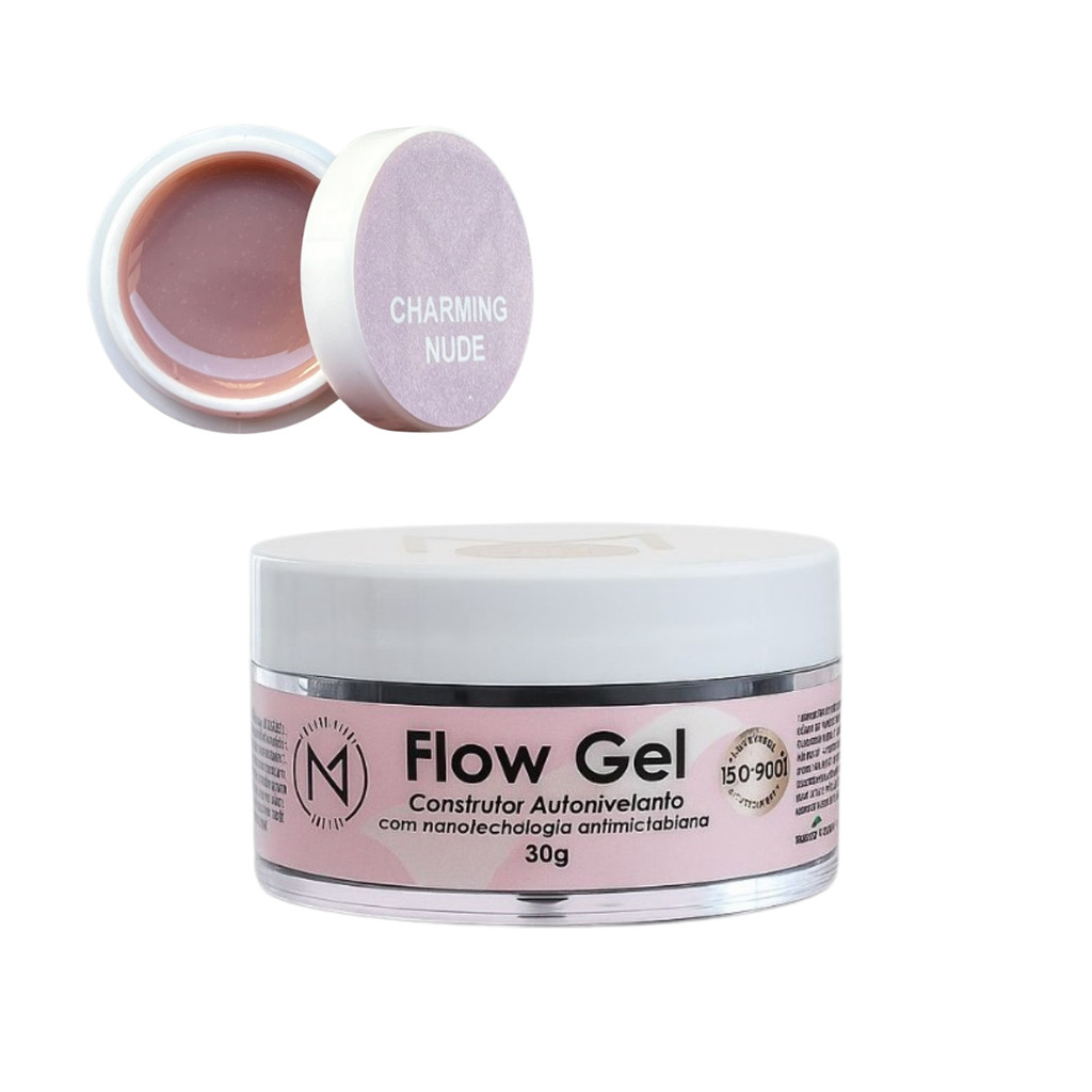 Flow Gel Autonivelante Charming Nude 30g Majestic Nails | Shopee Brasil