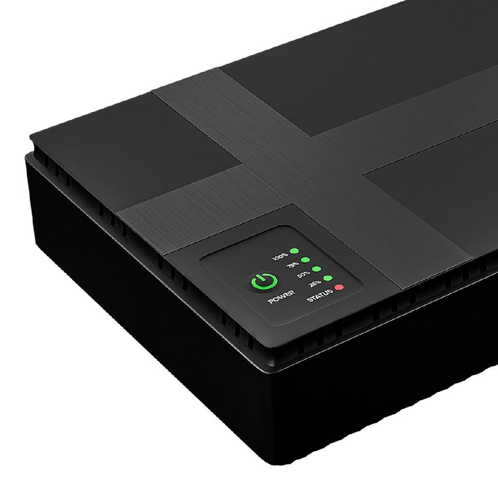 Mini Nobreak UPS Get 18W Bivolt 9/12/15/24V Bateria 10400mAH | Shopee ...