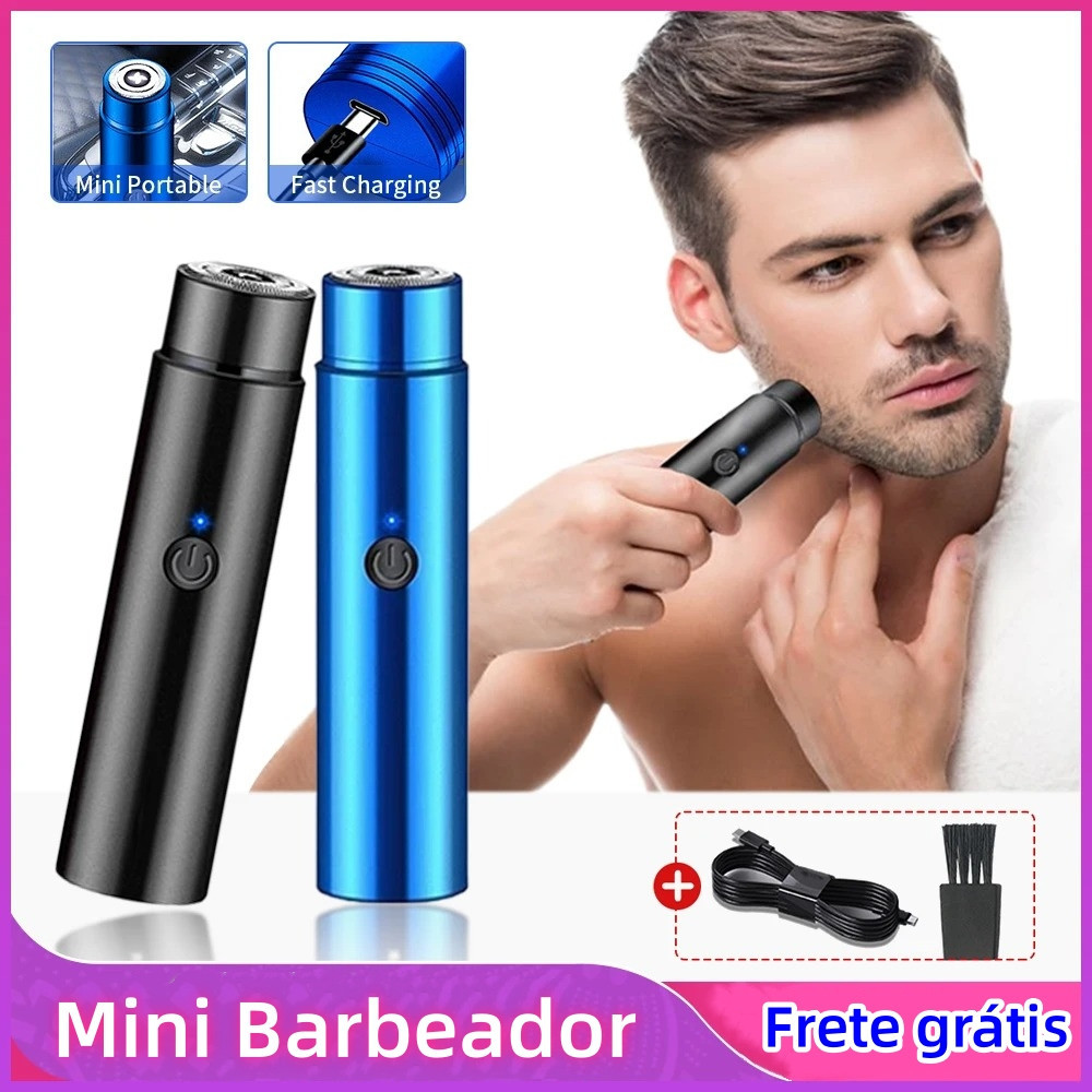Novo Mini Barbeador Elétrico De Longa Duração Com Bateria Para Carro ...