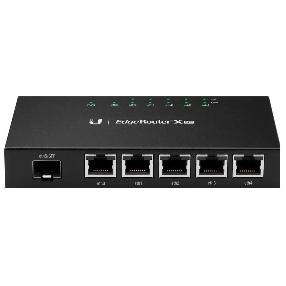Roteador Ubiquiti Edgerouter X Erx Preto 110v 220v 5 Portas Gigabit R45 ...