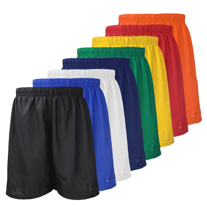Calção Infantil Short de Futebol Masculino Feminino Poliéster Dry Soft ...