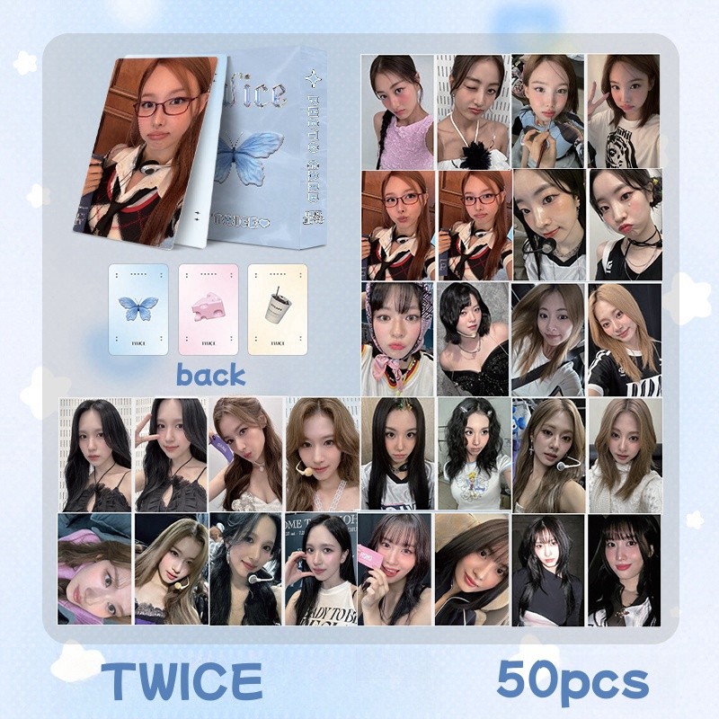 50-124pcs TWICE Photocards Laser Hologram Lomo Cards With You I GOT YOU MISAMO Nayeon Jeongyeon ...
