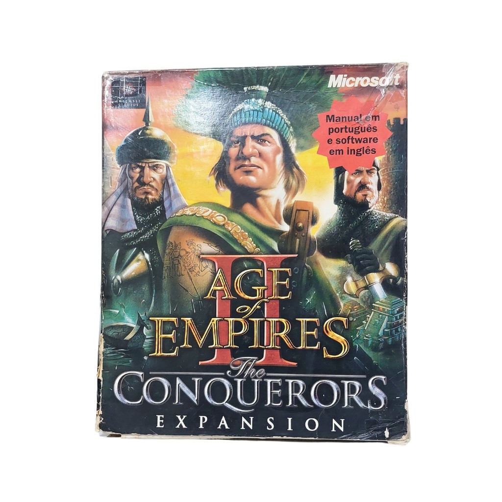 Jogo Age of Empires II: The Conquerors Expansion, Original Big Box PC ...