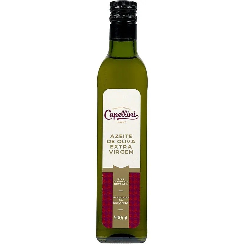 Azeite de Oliva Espanhol Capellini Extravirgem 500ml | Shopee Brasil
