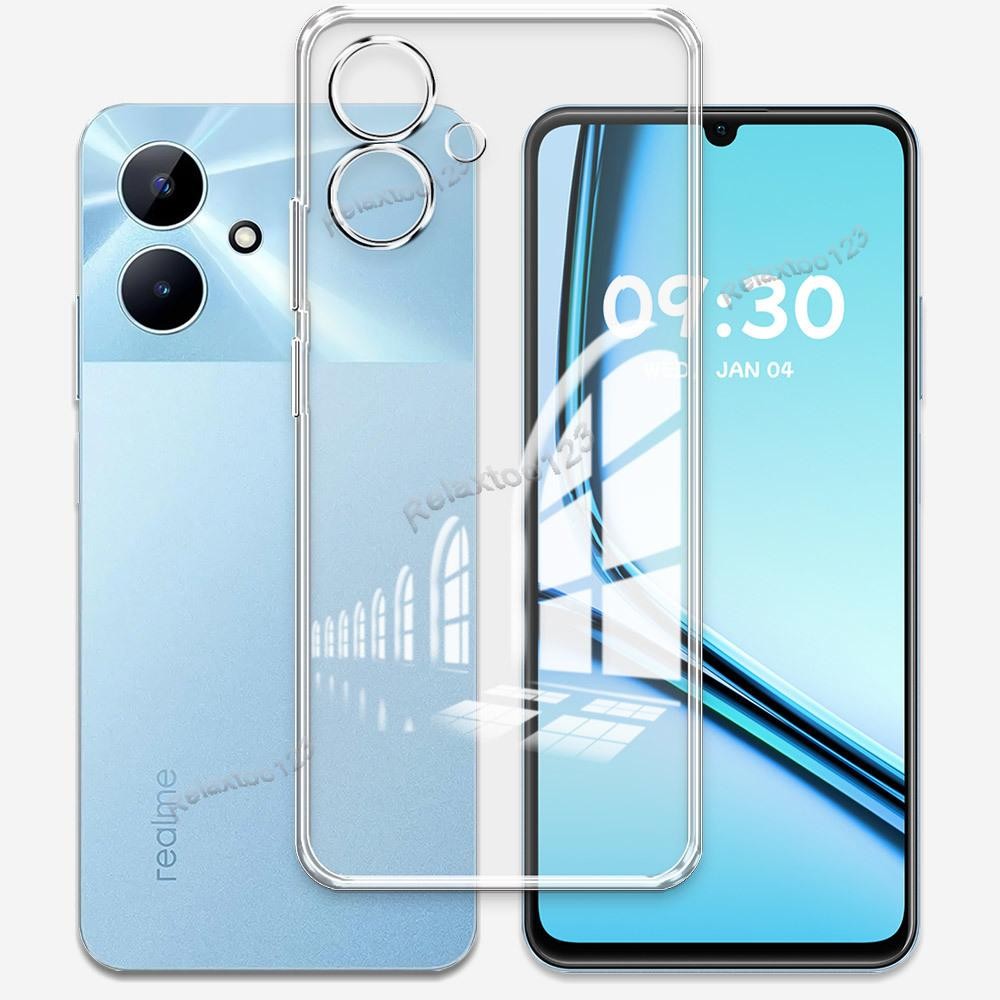 Para Realme Note 60 Caso Claro Macio Silicone De Telefone Nota 50 À ...