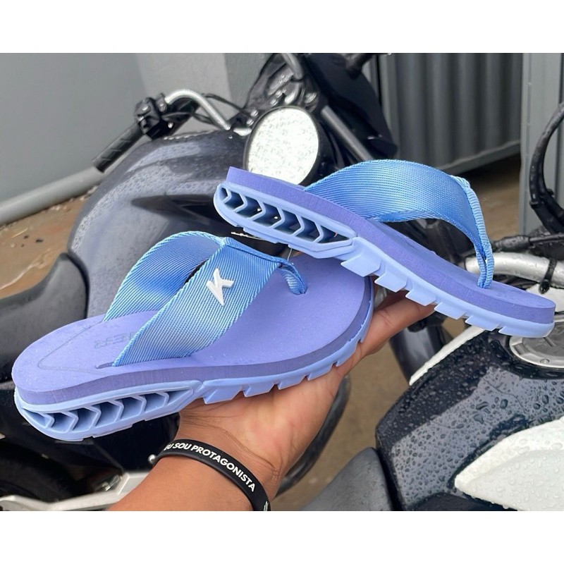 Sandália Chinelo Kenner Candy Azul Baby Feminino e Masculino - ENVIO ...