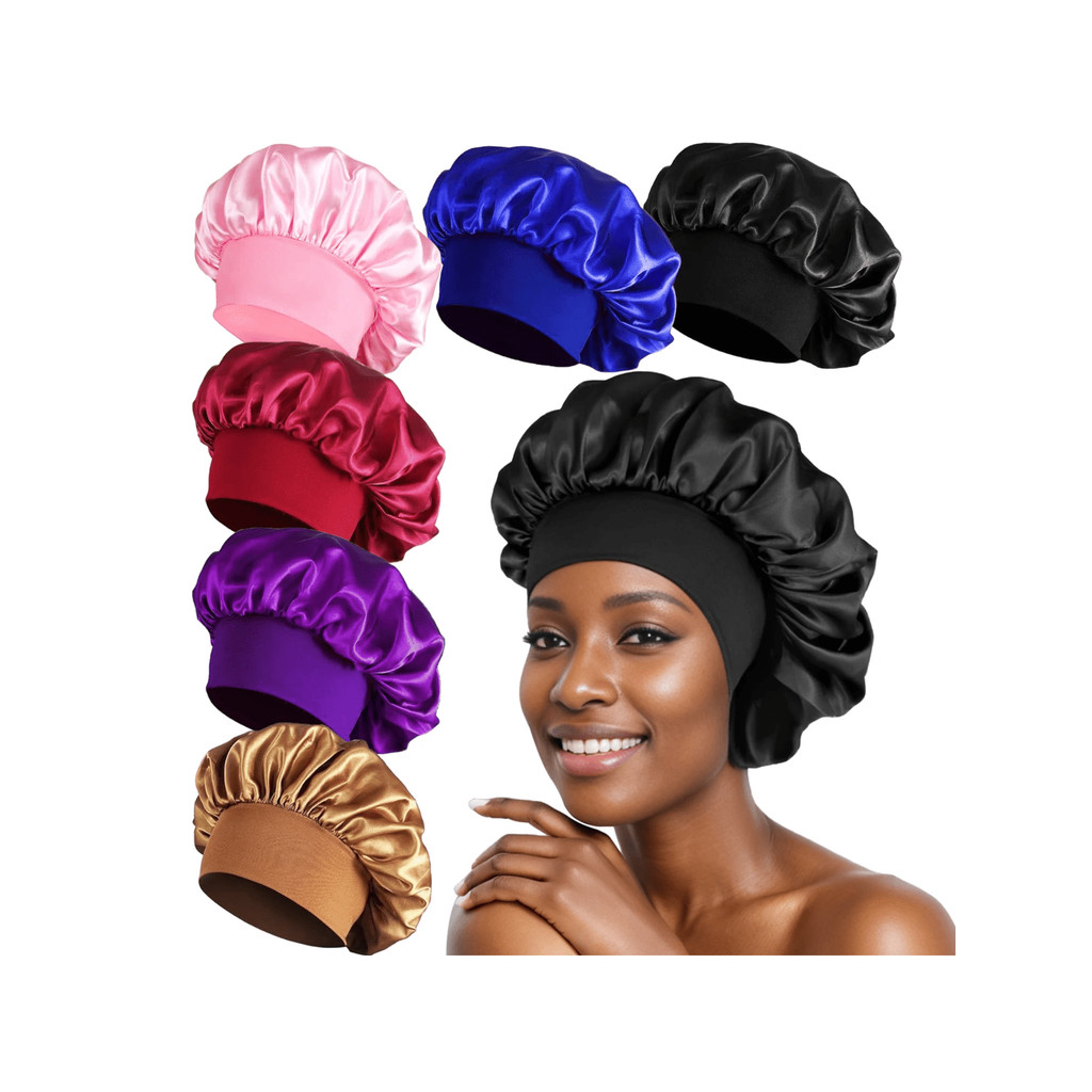 Touca de cetim Toca de Cetim Com Faixa Larga gigante toca de cetim toca ...