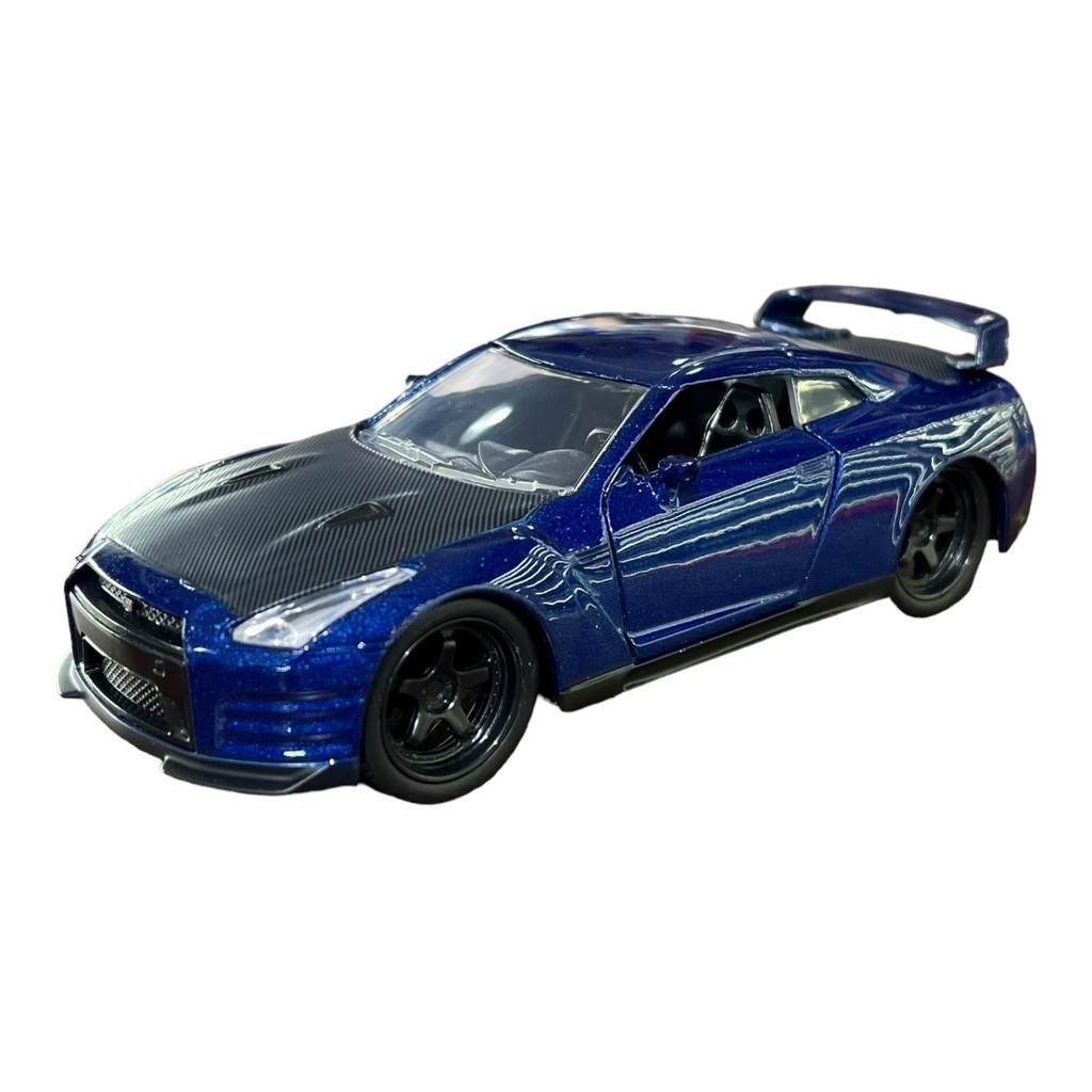 Miniatura Nissan GTR R35 Azul Brian Velozes e Furiosos 1:32 | Shopee Brasil