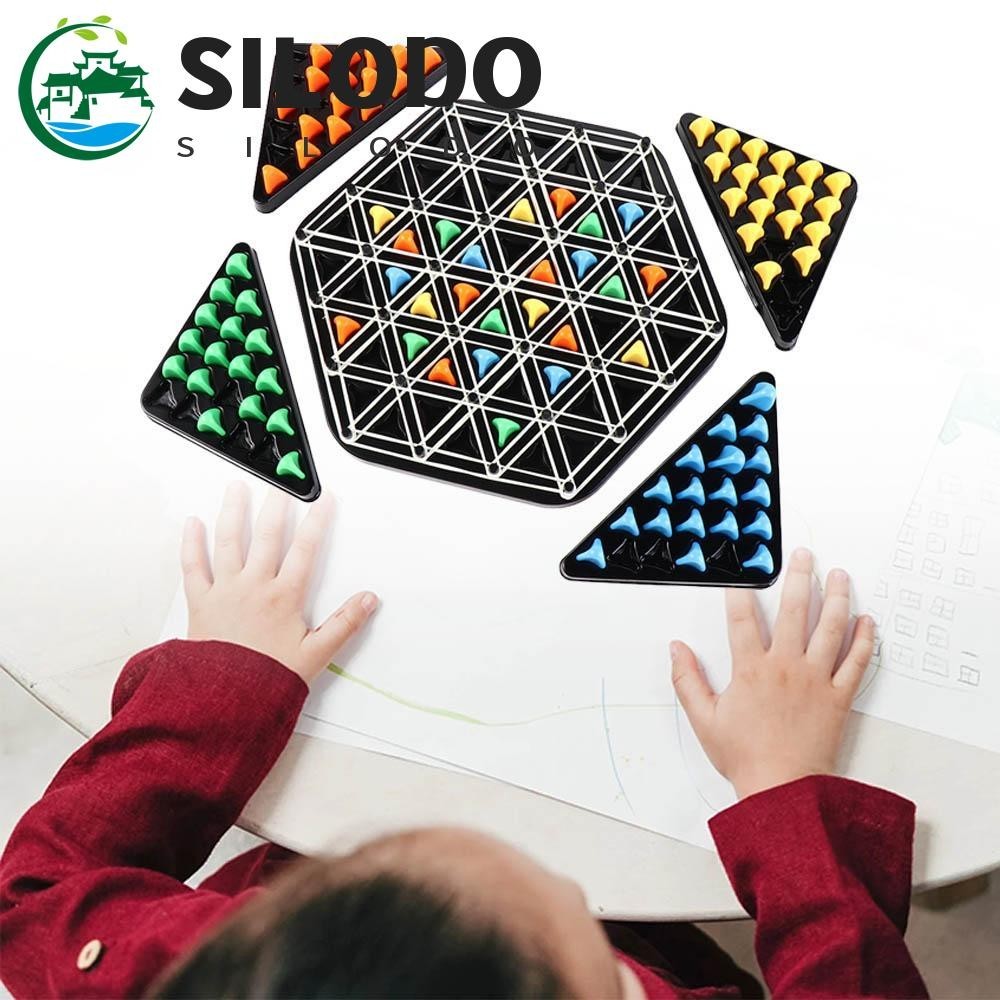 Jogo De Mesa De Xadrez Triangular SILODO , De Corrente Geométrica Com ...