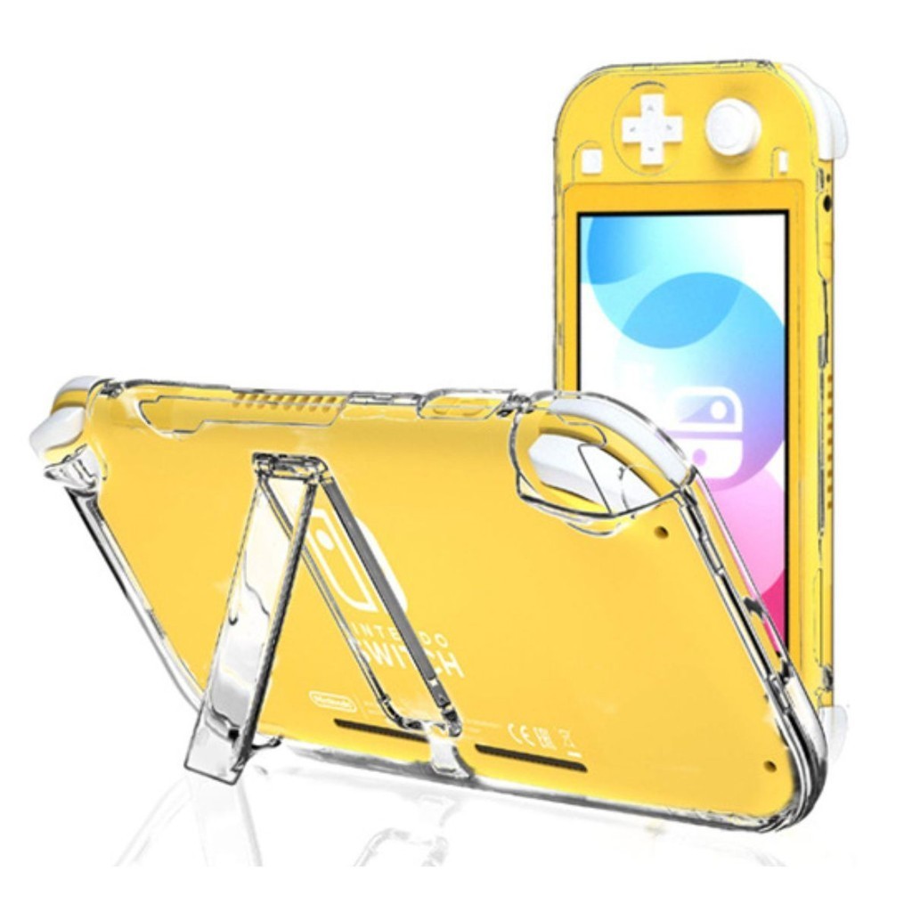 Case Capa de Acrílico (Cristal Transparente) para Nintendo Switch Lite ...