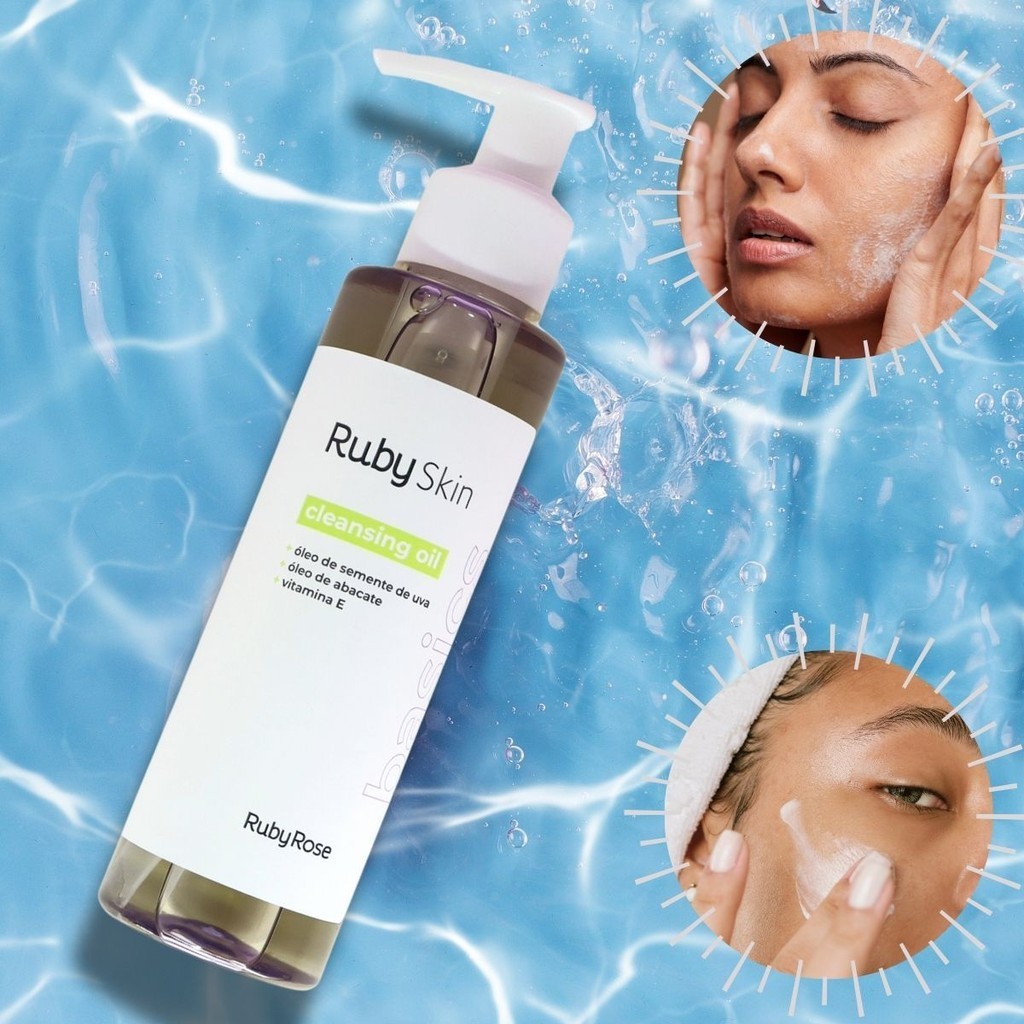 Cleansing Oil Facial Ruby Rose Skin Basics Care Oléo | Shopee Brasil