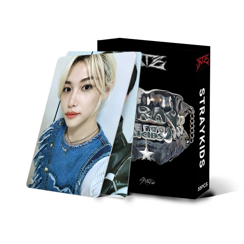 55pcs STRAY KIDS Lomo cards ATE Lose My Breath Magic School SKZ TOY WORLD Rock Star HYUNJIN ...