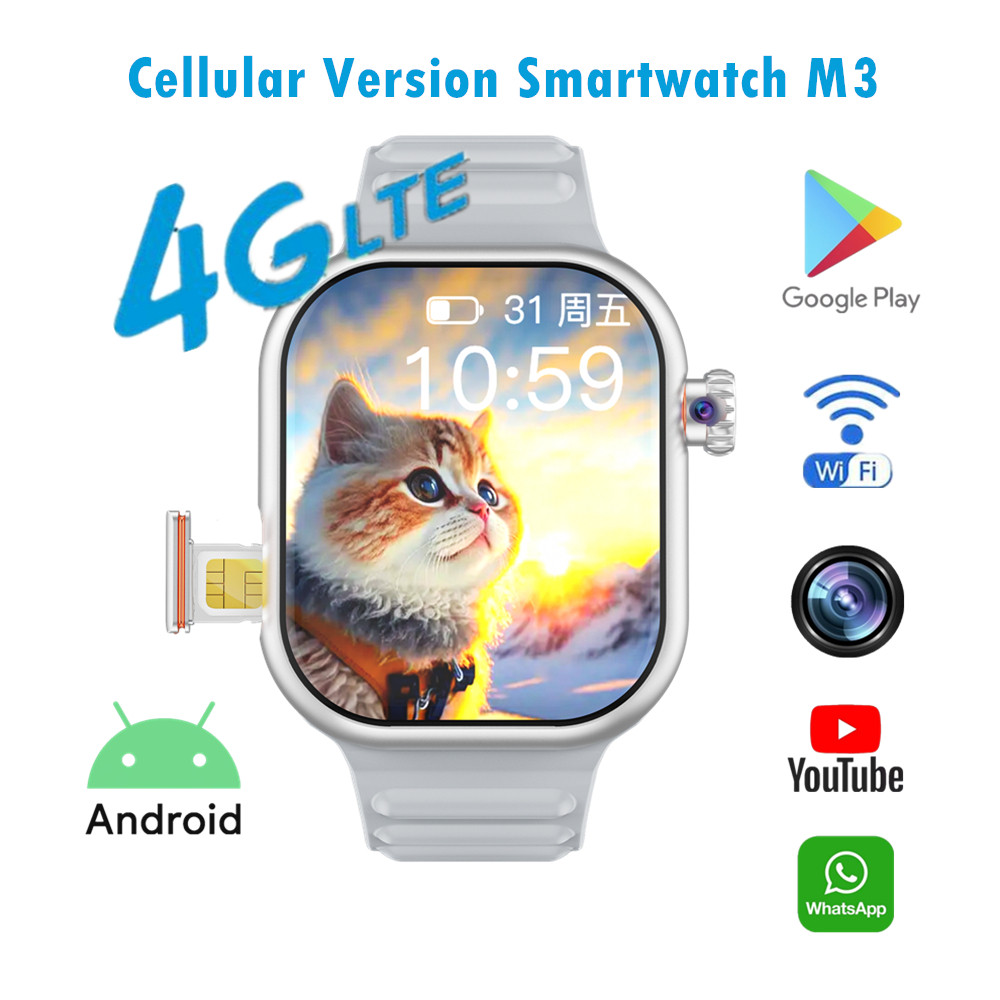 Relógio Inteligente Android 4G Com Cartão SIM E WiFi B29 Versão Celular ...