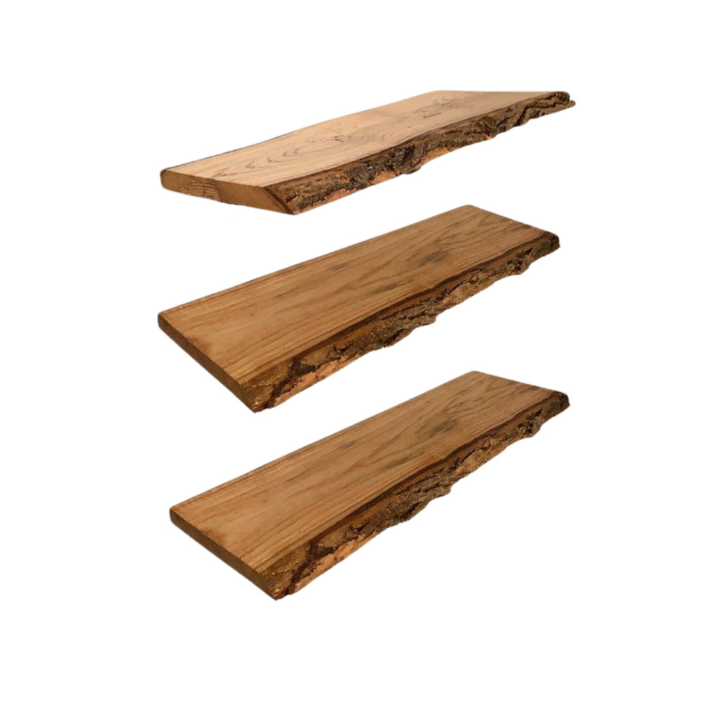 Kit 3 Prancha Madeira Maciça para Parede 50x20x5 | Shopee Brasil