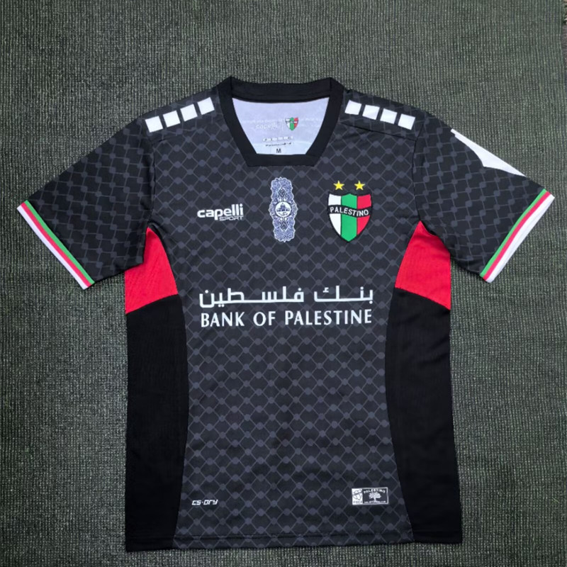 Camisa Palestina Chinesa 24-25 Boris Tiannu De Futebol Em Casa E Fora ...
