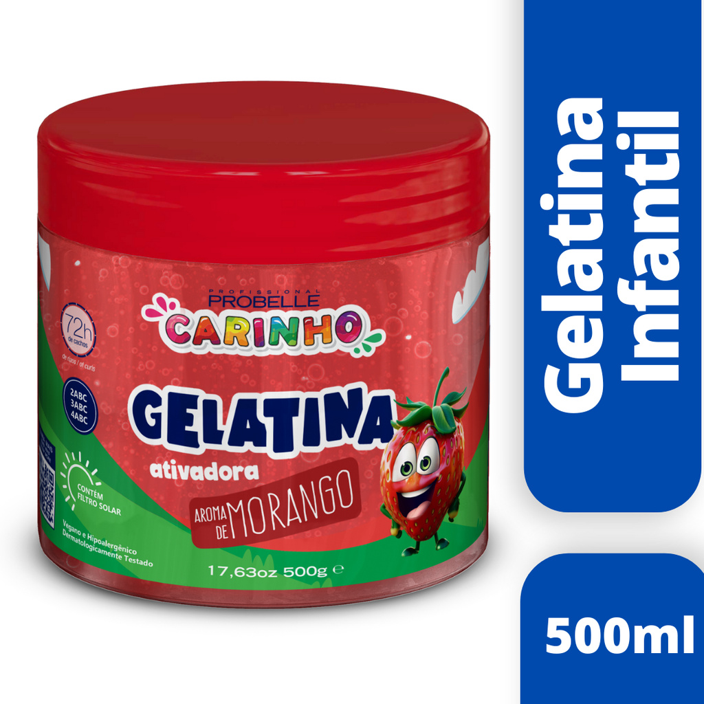 Gelatina Carinho Infantil - 500G. Probelle | Shopee Brasil