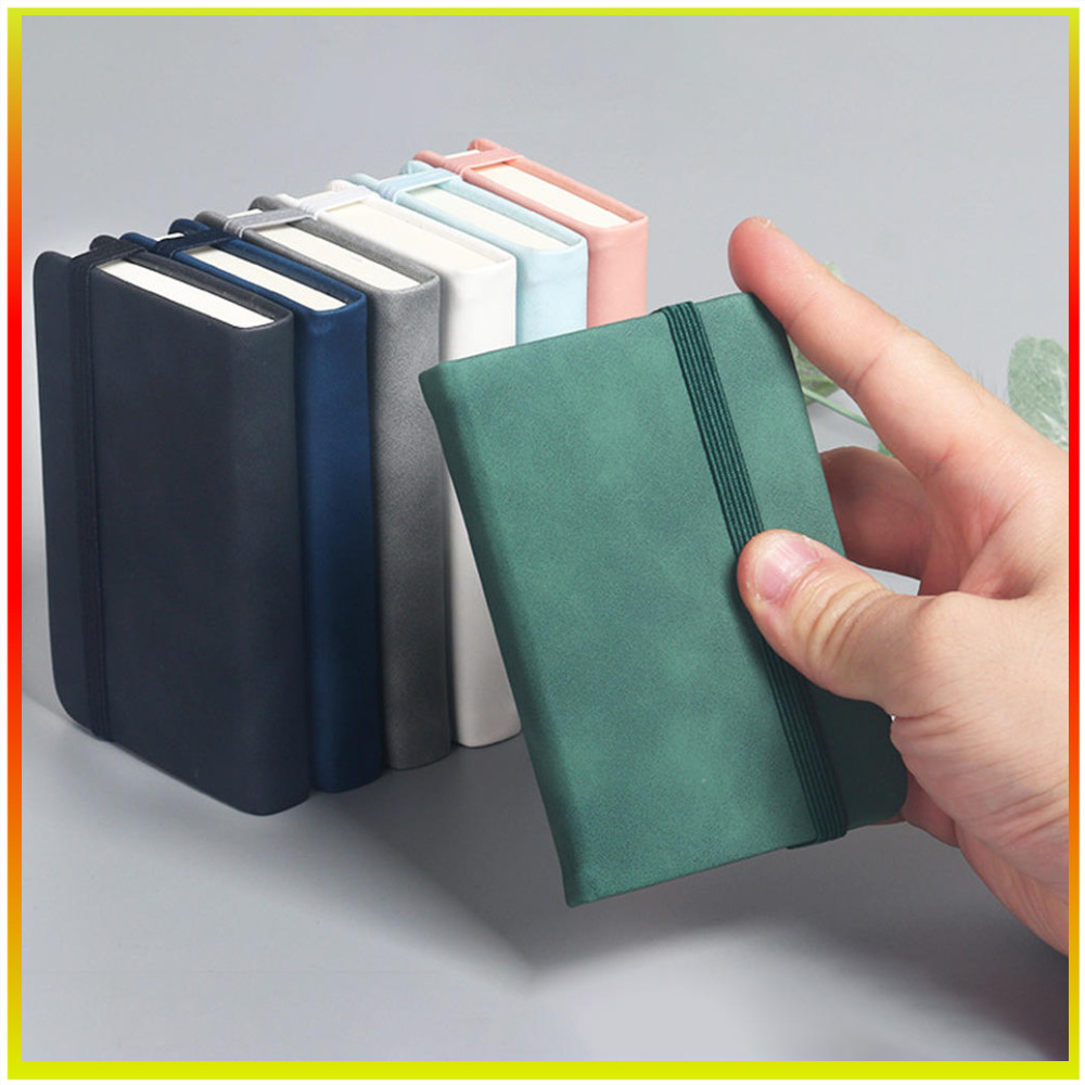 A7 PU Couro Bolso Diário Livro Caderno De Escrita Mini De Palavras Memo ...