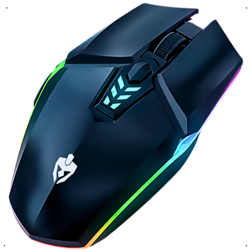 Mouse Gamer UZI Evolut Ergonômico Led Rainbow 3.200 DPI | Shopee Brasil