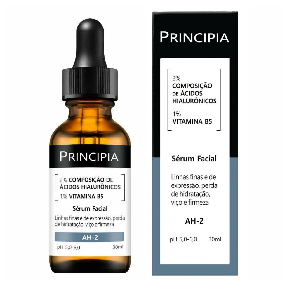 Kit Sérum Principia AH-2 Contém 2 Unidades 2% Ácidos Hialurônicos e 1% ...