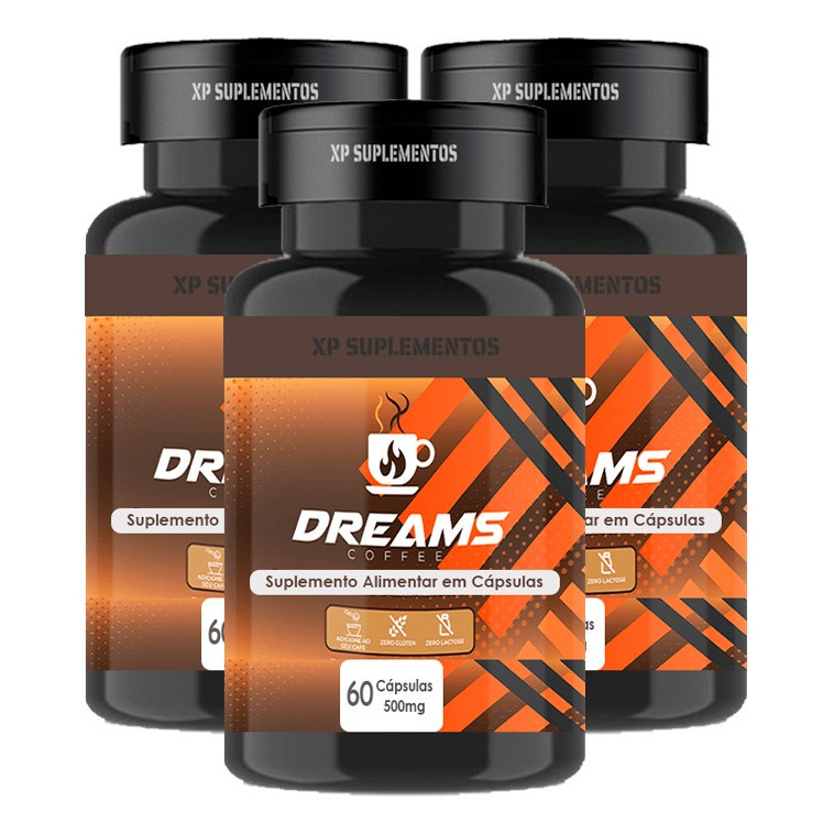 3 Dreams Coffee 60 Cápsulas- Original Fórmula Avançada | Shopee Brasil