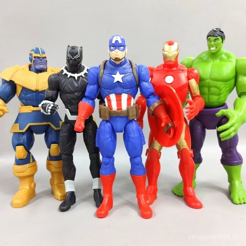 Novos Bonecos de Ação em Lote dos Heróis da Marvel Avengers Superman ...
