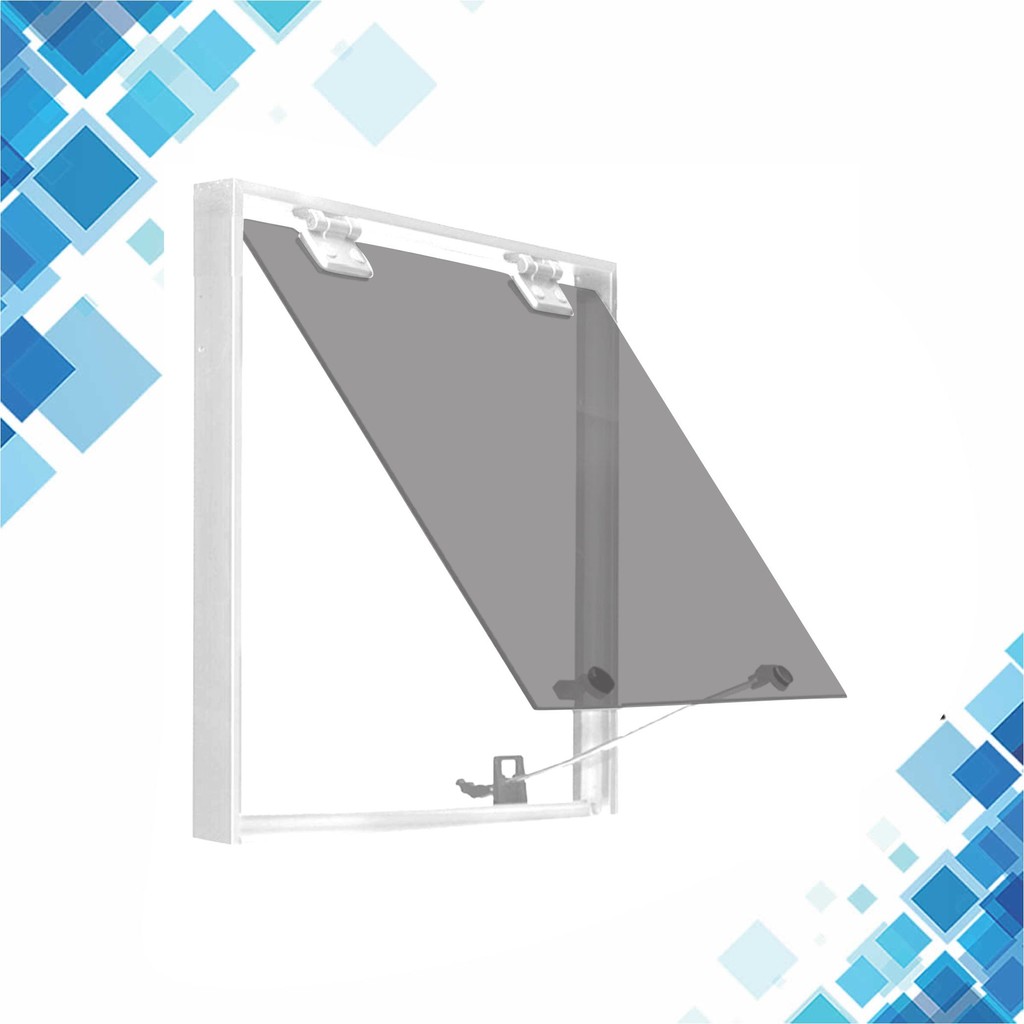 JANELA MAXIM-AR VIDRO FUMÊ TEMPERADO 60X60 ALUMINIO BRANCO | Shopee Brasil
