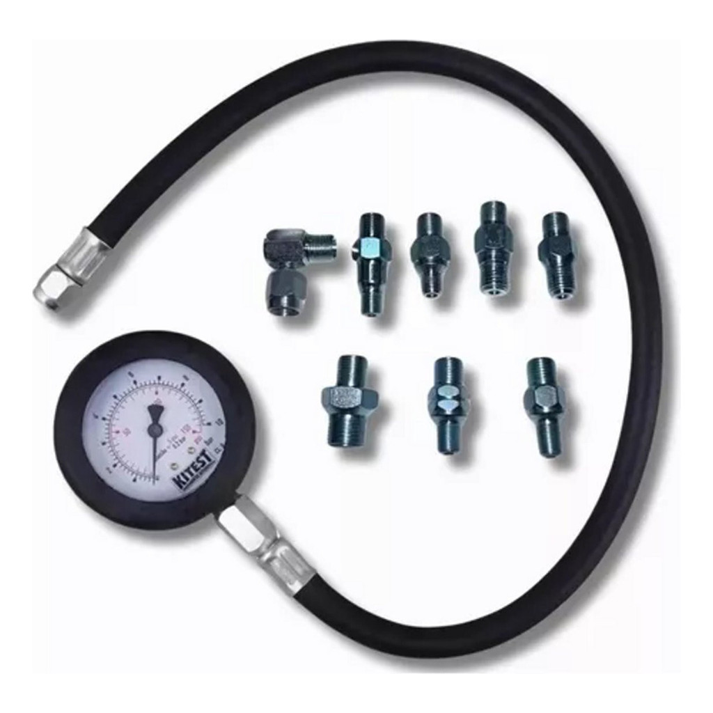 Medidor Pressão De Óleo C/ 8 Adaptadores Kitest Ka008/8 | Shopee Brasil