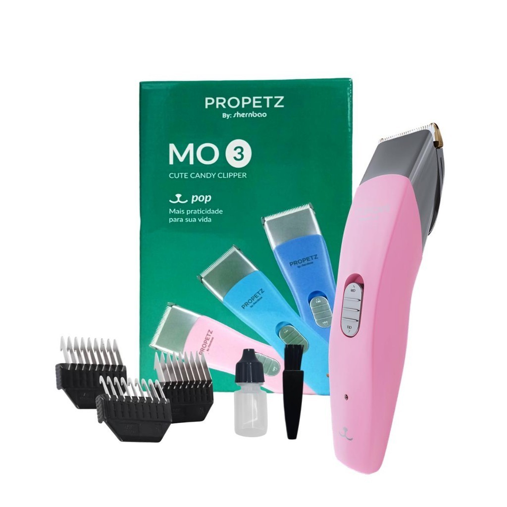 Maquina de Tosa MO3 Propetz Bivolt Rosa | Shopee Brasil