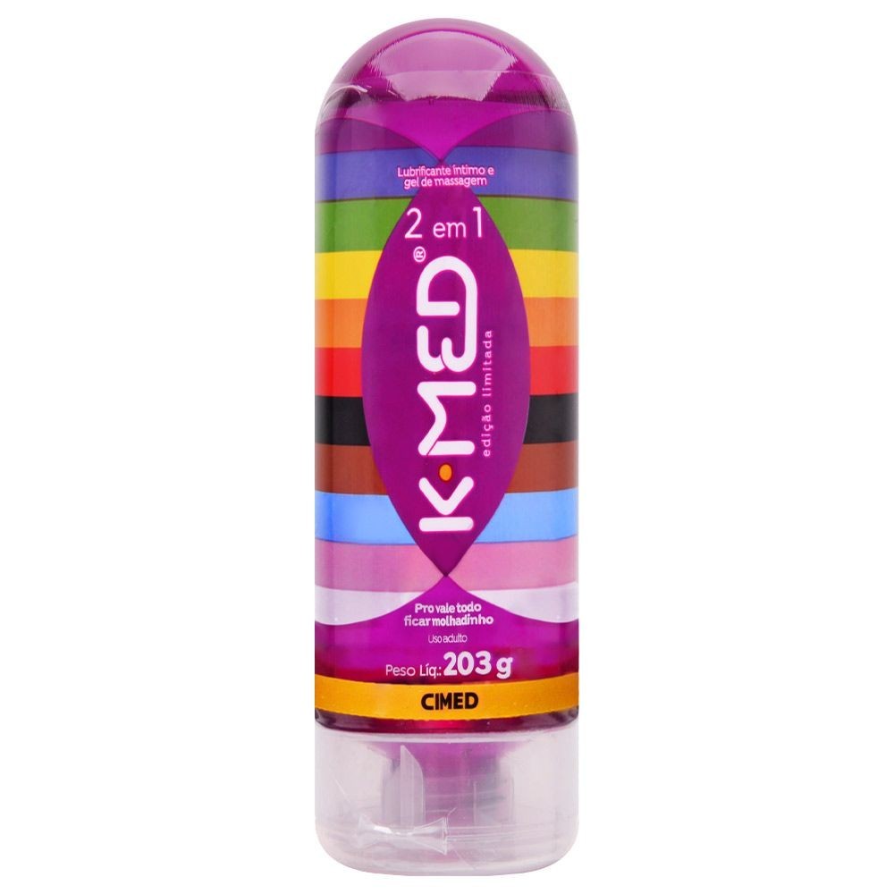 Kmed Gel Lubrificante Intimo 2 em 1 LGBTQIAPN+ 203g Cimed (136 ...