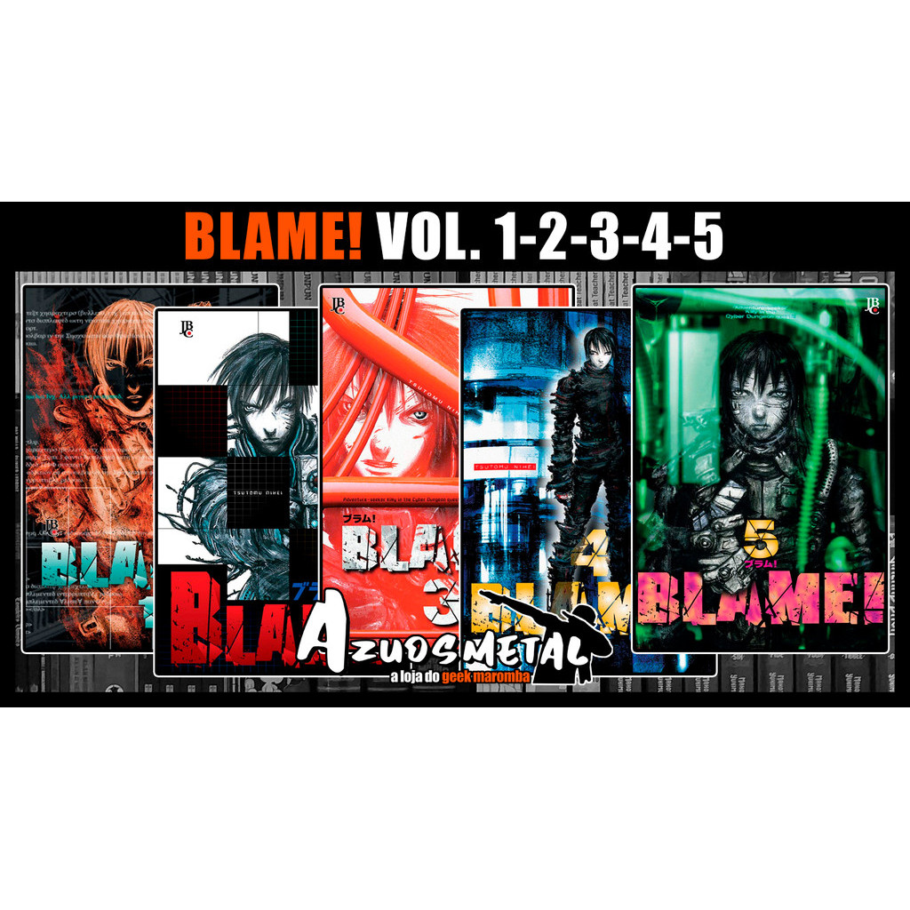 Kit Blame! - Vol. 1-5 [Mangá: JBC] | Shopee Brasil
