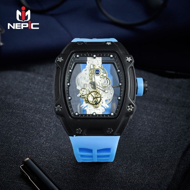 Nepic Napike esqueleto estilo mecânico Richard exclusivo Sports Watch ...